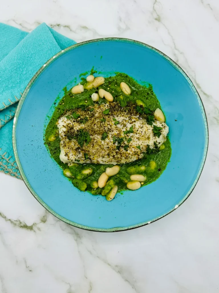 Baked Fish with Super Green Beans – Dominique Ludwig