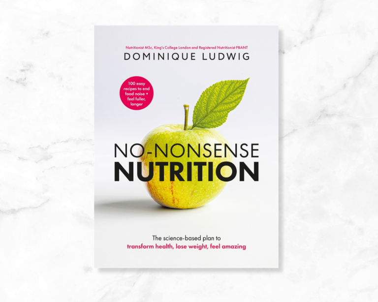My Book: No-Nonsense Nutrition - available now - Dominique Ludwig