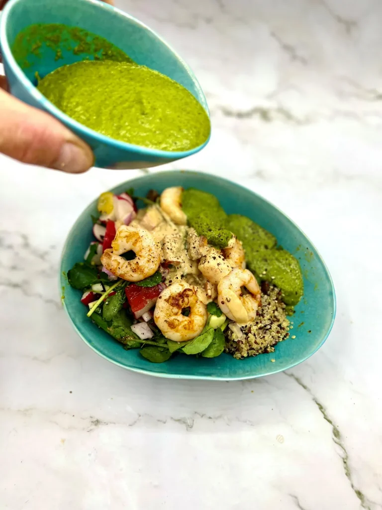 Coriander and Wasabi Green Dressing - Dominique Ludwig