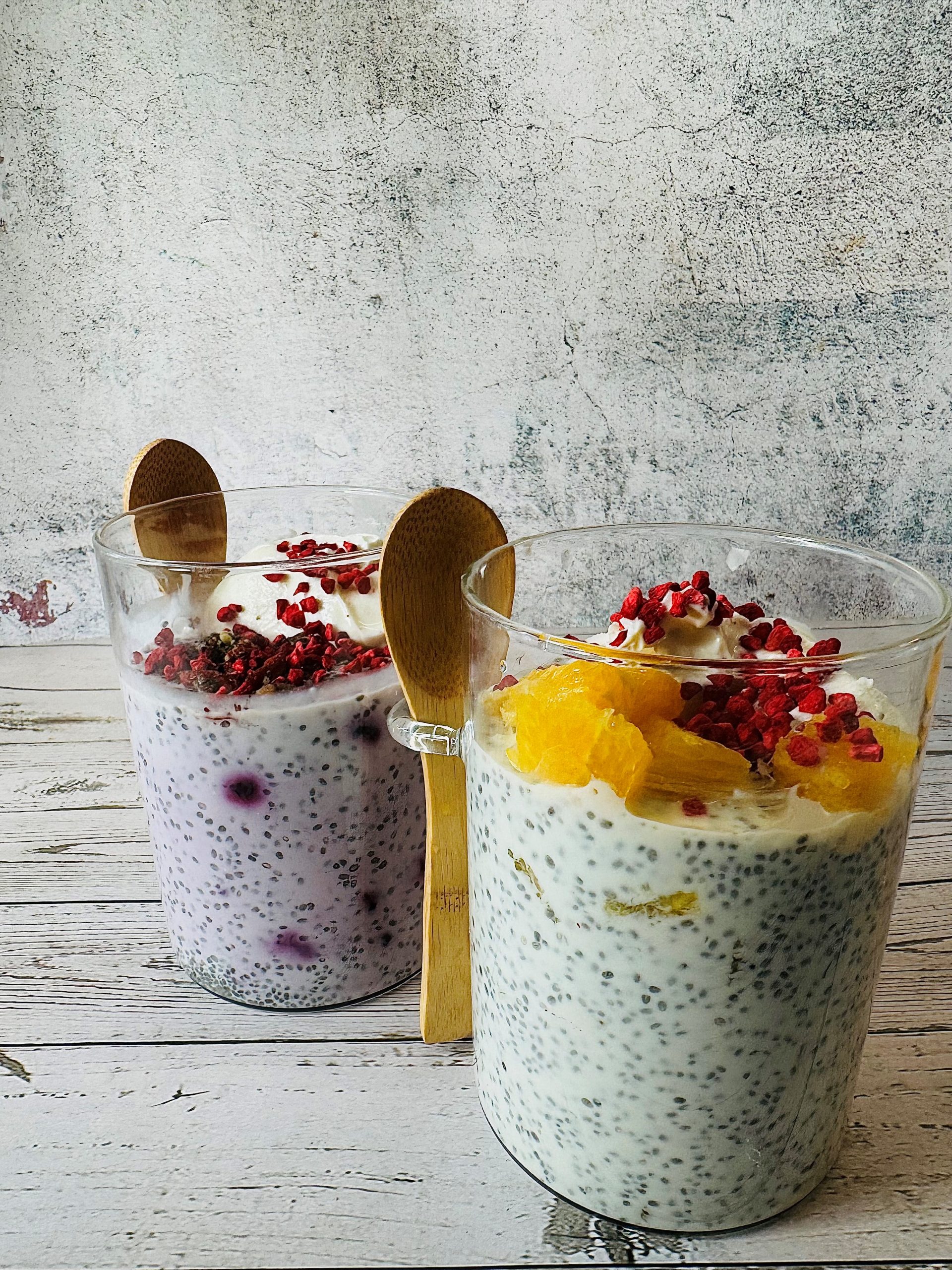 Orange Chia Pots - Dominique Ludwig